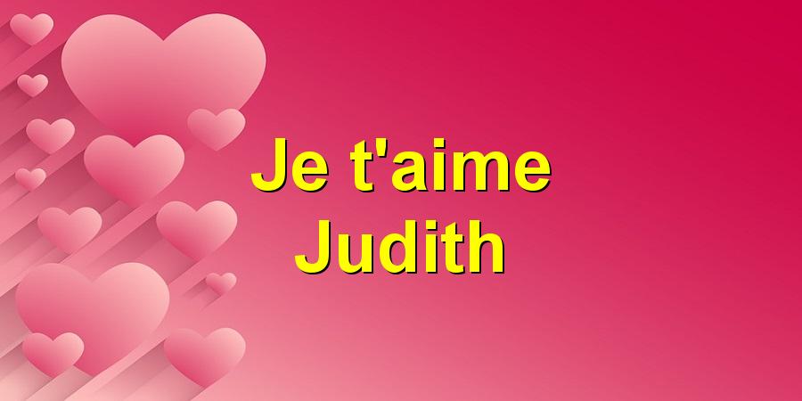 Joyeux anniversaire Judith